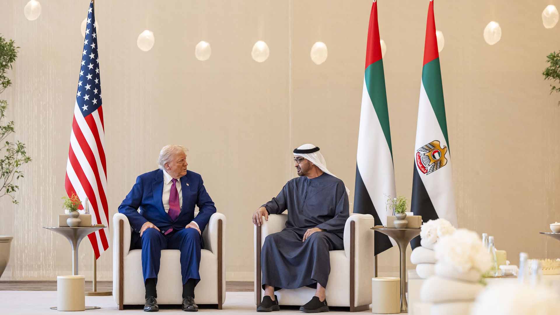 UAE hosts President Trump for official state-level meetings - Emirates ...